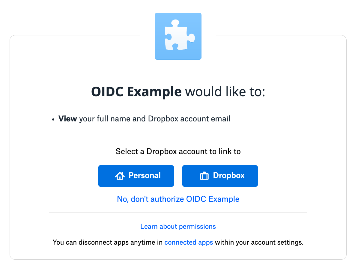 Dropbox OpenID Connect Guide - Dropbox
